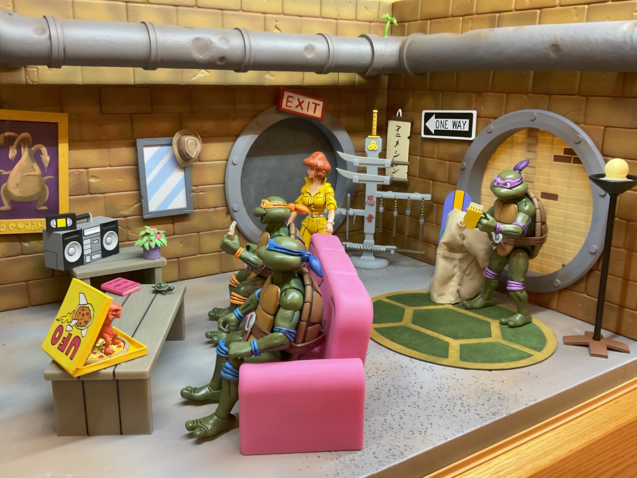 TMNT Sewer Lair Small Coffee Table - Iacon 3D Labs