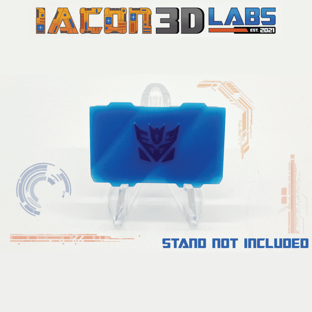 Acoustic Wave (RP-01) Chest Insert (Toon Version) - Iacon 3D Labs