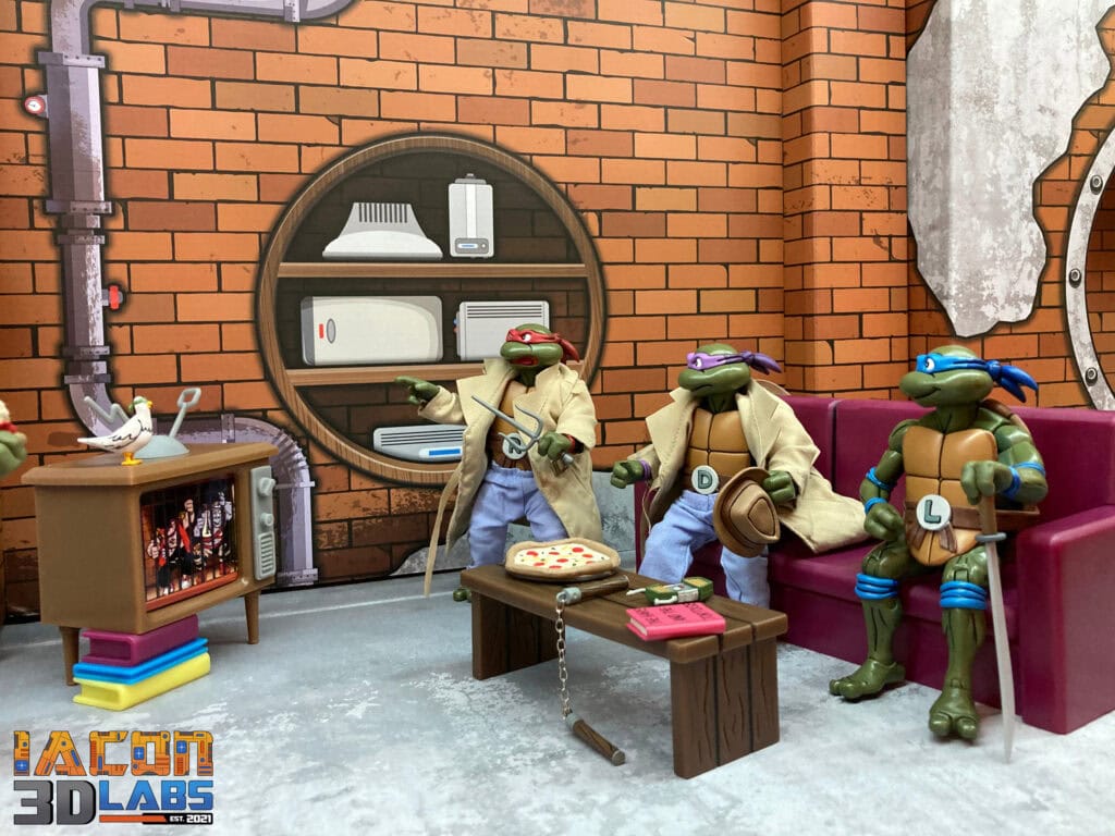 TMNT Sewer Lair Coffee Table - Iacon 3D Labs