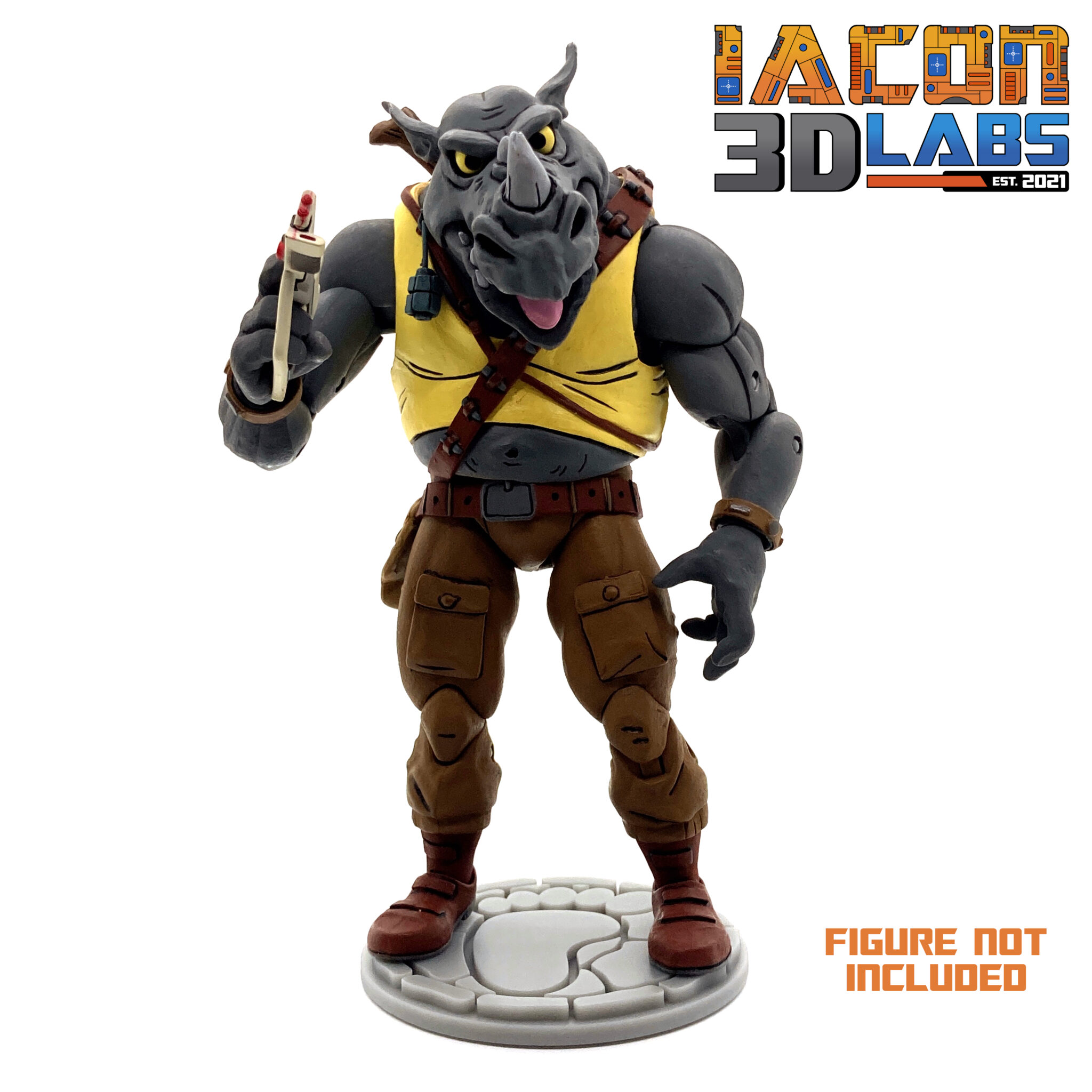 TMNT Sewer Stands - Foot Grey - Iacon 3D Labs