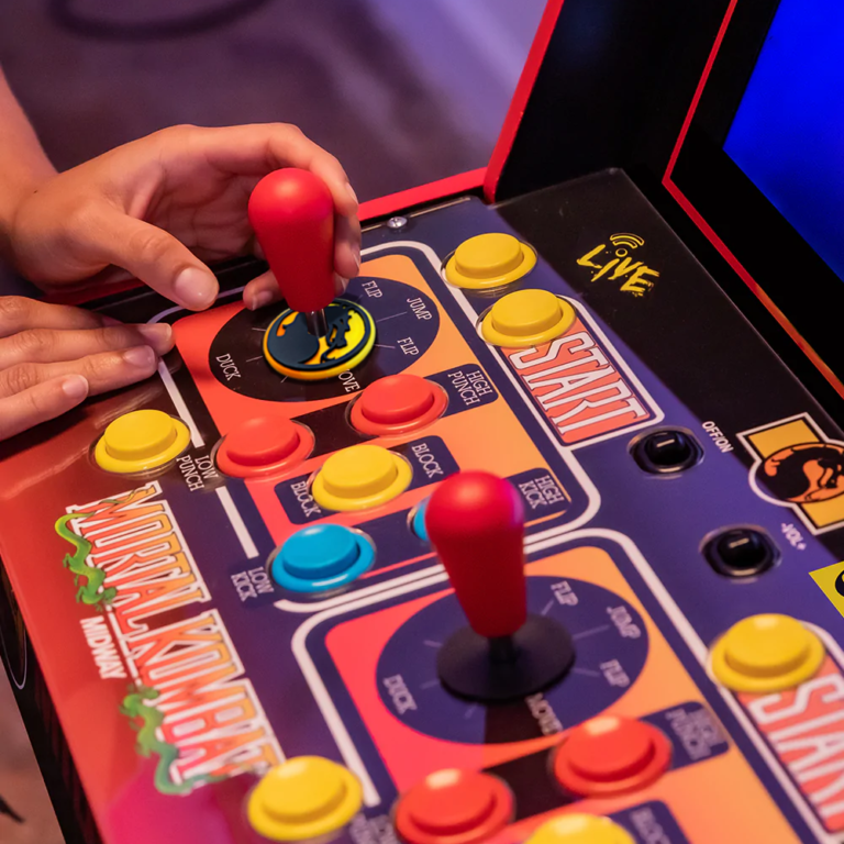 Mortal Kombat Arcade 1Up Joystick Dust Covers Red (Set of 2) - Iacon 3D ...