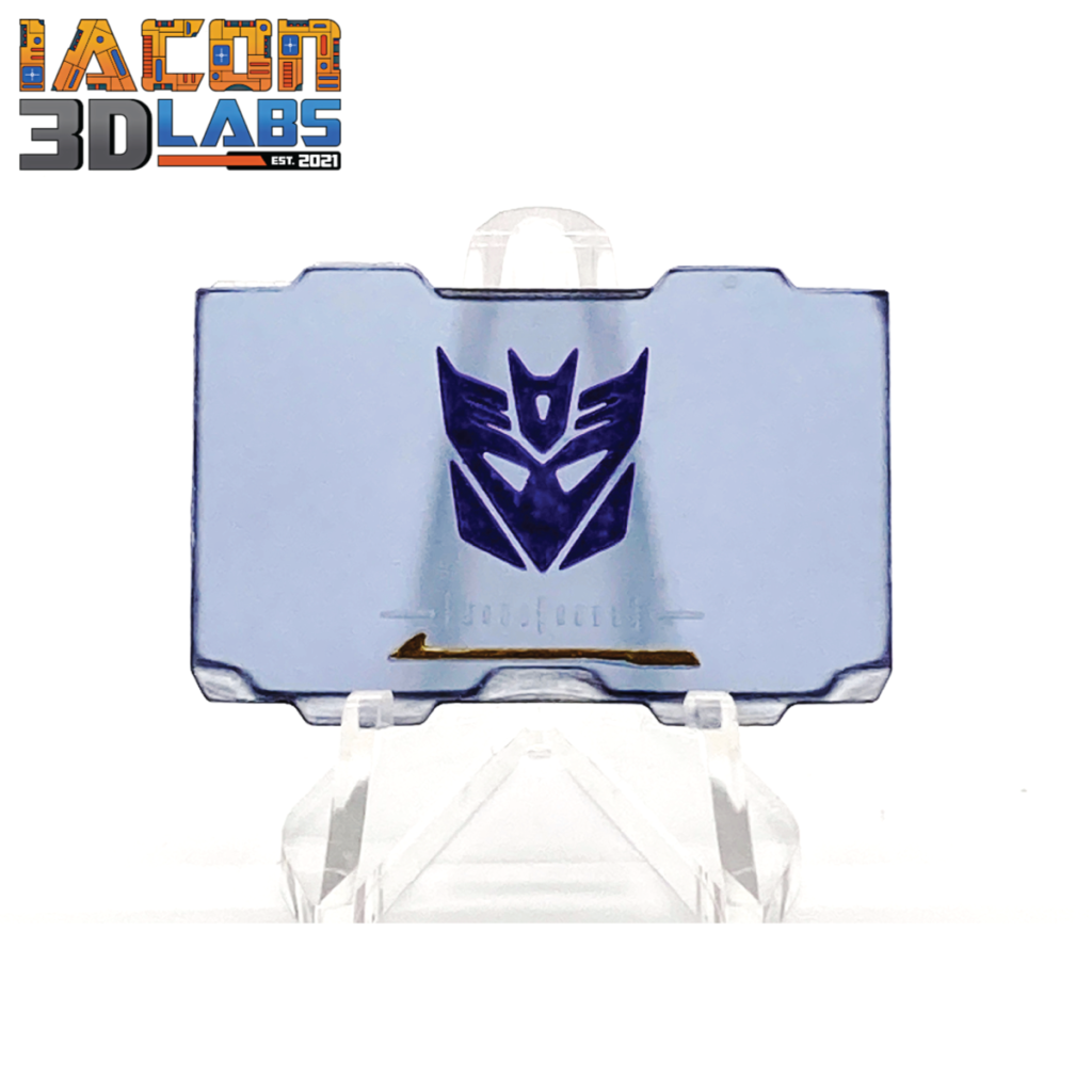 Acoustic Wave (RP-01) Chest Insert (Toy Version) - Iacon 3D Labs