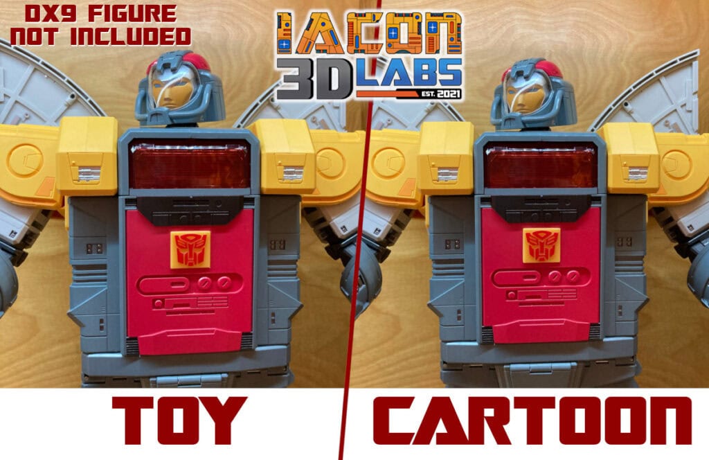 Gabriel (DX9 Omega Supreme) Chest Insert - Iacon 3D Labs
