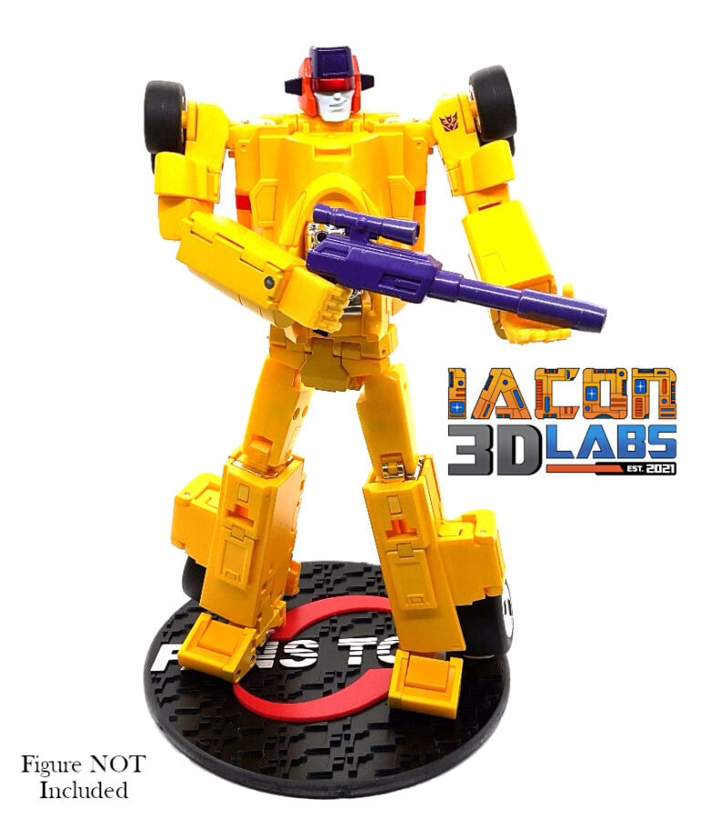 QC Pass Sticker Figure Stand - Iacon 3D Labs