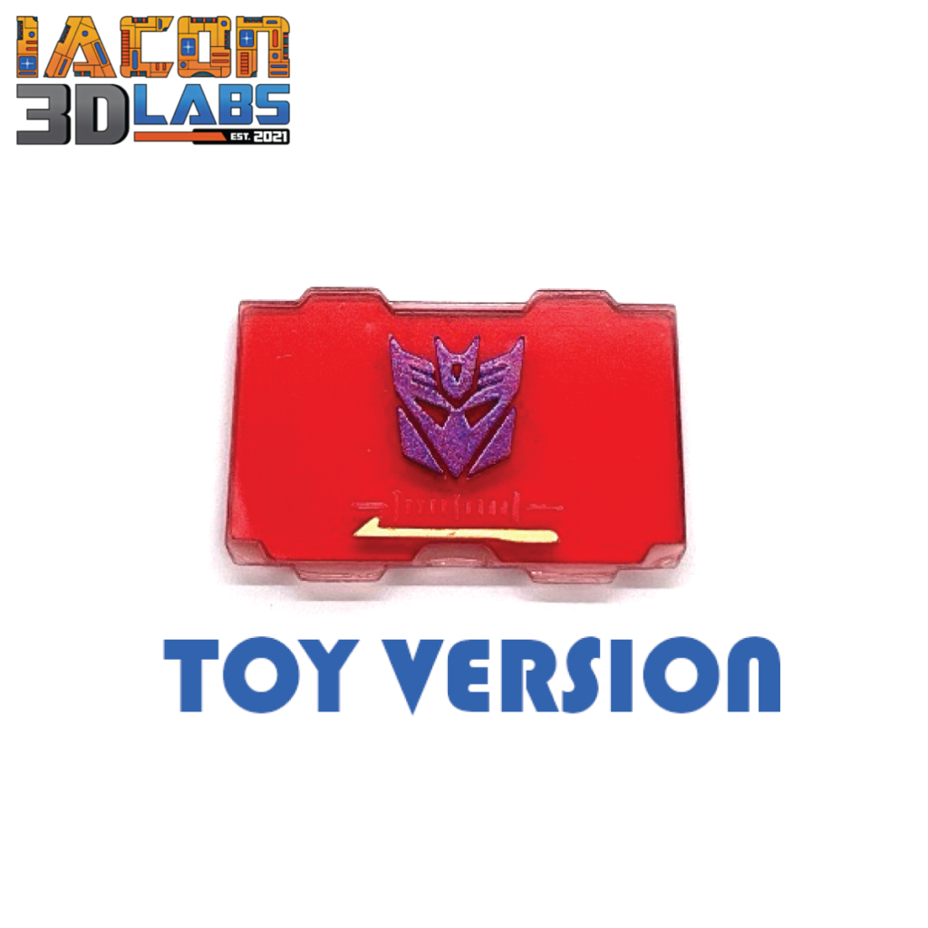 Acoustic Blaster (RP-02) Chest Insert (Toy Version) - Iacon 3D Labs