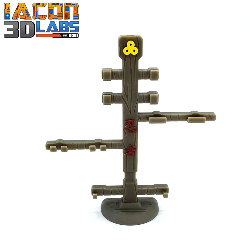 TMNT Turtle Dojo Weapon Stand (Brown) - Iacon 3D Labs