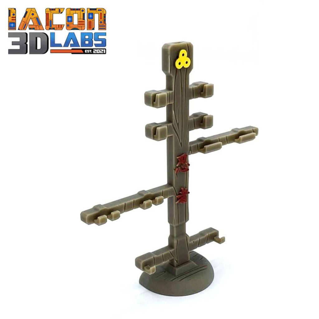 TMNT Turtle Dojo Weapon Stand (Brown) - Iacon 3D Labs