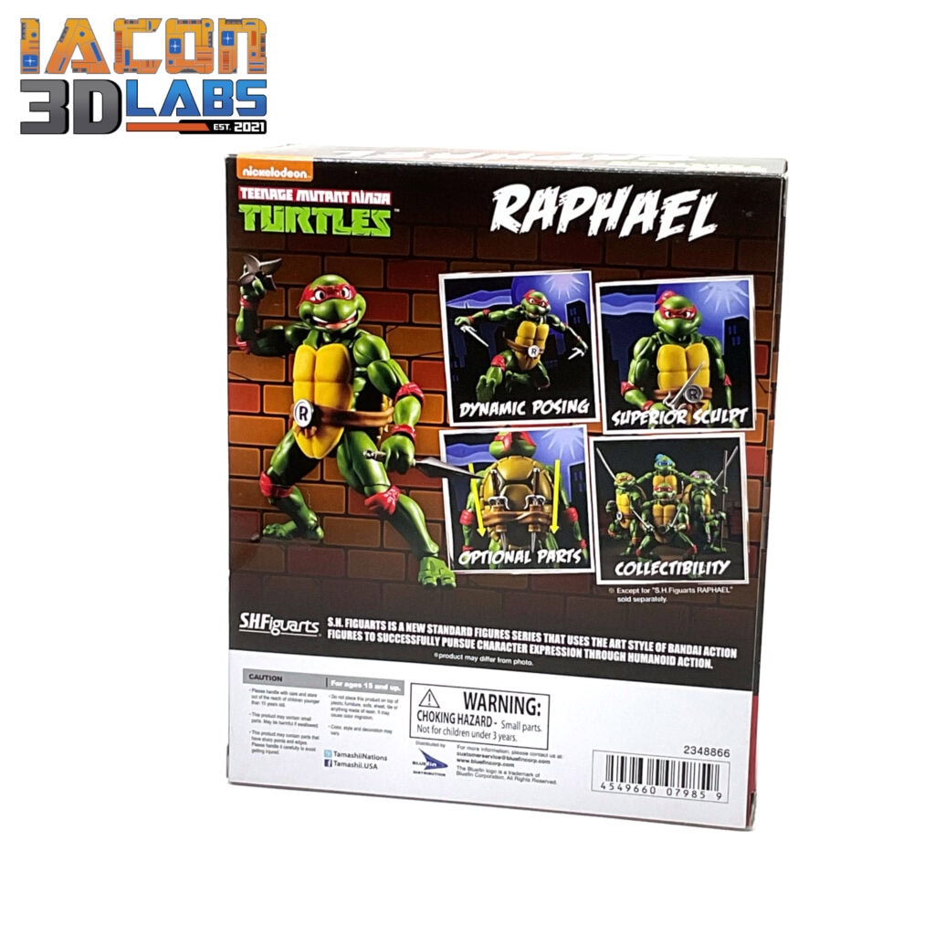 Teenage Mutant Ninja Turtles S.H.Figuarts Raphael (MIB) - Iacon 3D Labs